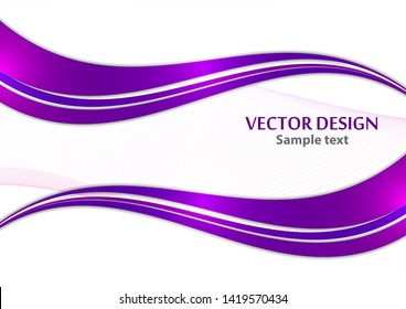 Abstract Curved Wavy Lines Shadow Smooth Stock Vector (Royalty Free ...