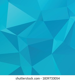 Abstract Cyan Polygon Texture Background Stock Vector (Royalty Free ...