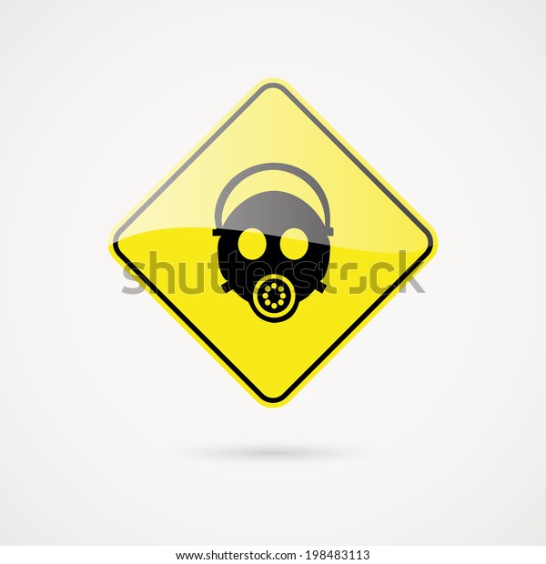 Abstract Danger Signal On White Background Stock Vector (Royalty Free ...
