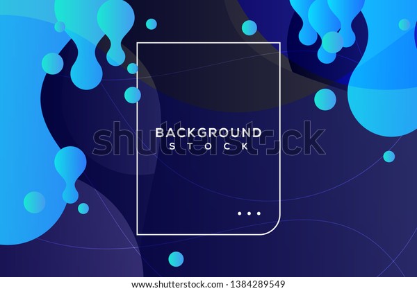 Abstract Dark Background Ice Blue Gradient Stock Vector (Royalty Free ...