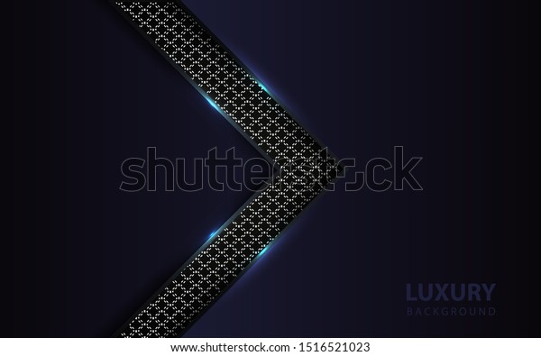 Abstract Dark Blue Arrow Shape On Stock Vector (Royalty Free ...
