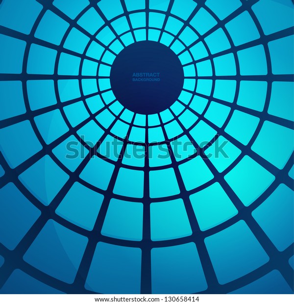 Abstract Dark Blue Circle Based Background Stock Vector (Royalty Free ...