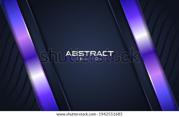 Abstract Dark Blue Purple Line Combination Stock Vector (Royalty Free ...