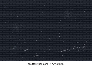 Abstract Dark Brick Wall Texture Seamless Stock Vector (Royalty Free ...