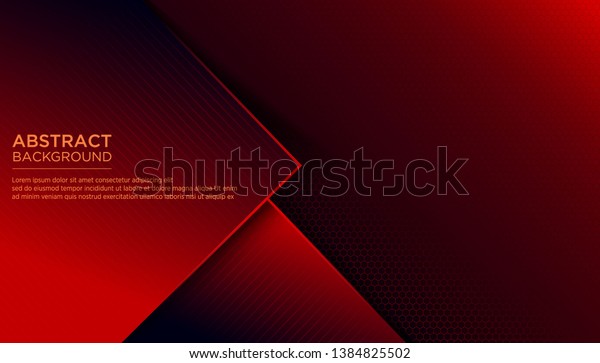 Abstract Dark Red Background Design Template Stock Vector (Royalty Free ...
