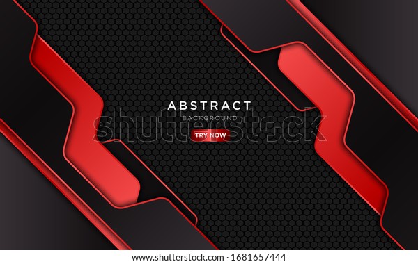 Abstract Dark Red Sport Background Modern Stock Vector (Royalty Free ...