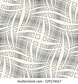Abstract Dashed Curved Strokes Textured Background Stock Vector ...