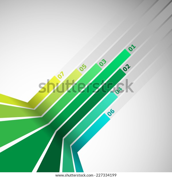 Abstract Design Element Green Lines Stock Stock Vector (Royalty Free ...
