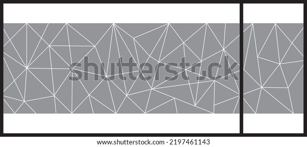 Abstract Design Glass Wall Graphics Glass Stock Vector (Royalty Free ...