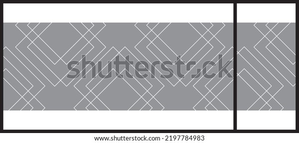 Abstract Design Glass Wall Graphics Glass Stock Vector (Royalty Free ...