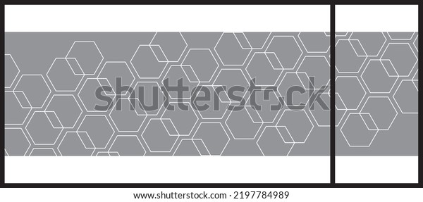 Abstract Design Glass Wall Graphics Glass Stock Vector (Royalty Free ...