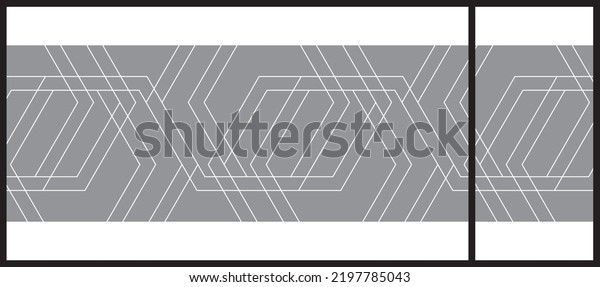 Abstract Design Glass Wall Graphics Glass Stock Vector (Royalty Free ...