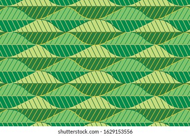 Abstract Design Green Leaves Abstract Background Stock Vector (Royalty ...