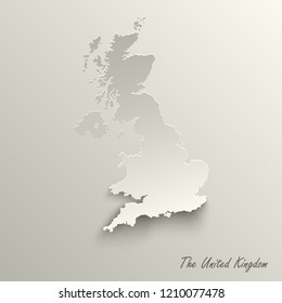 Abstract Design Map United Kingdom Template Stock Vector (Royalty Free ...