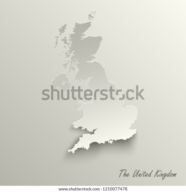 Abstract Design Map United Kingdom Template Stock Vector (Royalty Free ...