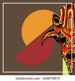 Abstract Devil Pop Art Devil Stock Vector (Royalty Free) 1548778973 ...