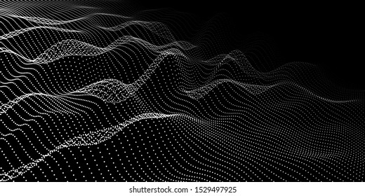 Abstract Digital Noise Grid Dots Background Stock Vector (Royalty Free ...