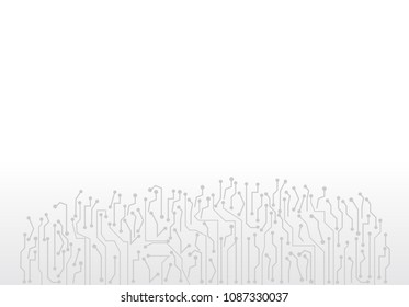 Vector Electronic Circuit Border On White: เวกเตอร์สต็อก (ปลอดค่า ...
