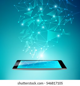 Abstract Digital Technology Concept Technology Gadget Stock Vector ...