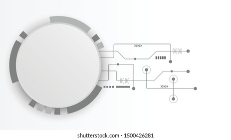 Abstract Digital Technology Cycle Backgroundbusiness Growth Stock ...