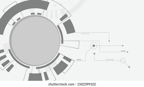 Abstract Digital Technology Cycle Backgroundbusiness Growth Stock ...