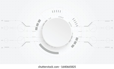 Abstract Digital Technology Cycle Backgroundbusiness Growth Stock ...