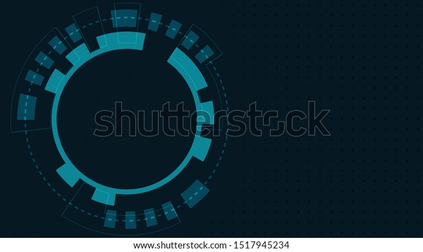 Abstract Digital Technology Cycle Backgroundbusiness Growth Stock ...