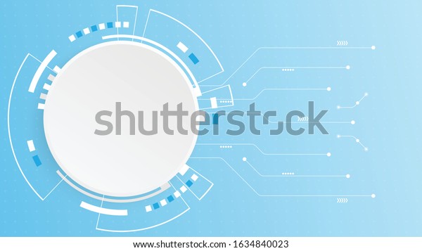 Abstract Digital Technology Cycle Backgroundbusiness Growth Stock ...