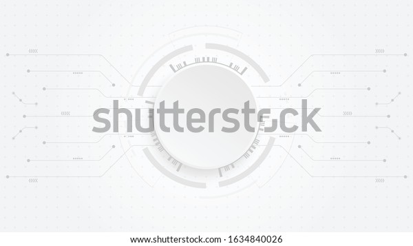 Abstract Digital Technology Cycle Backgroundbusiness Growth Stock ...