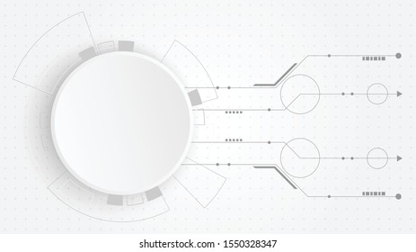 Abstract Digital Technology Cycle Backgroundgrowth Transformation Stock ...