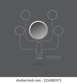 Abstract Digital Tree Logo Designs Conceptdigital Stock Vector (Royalty ...