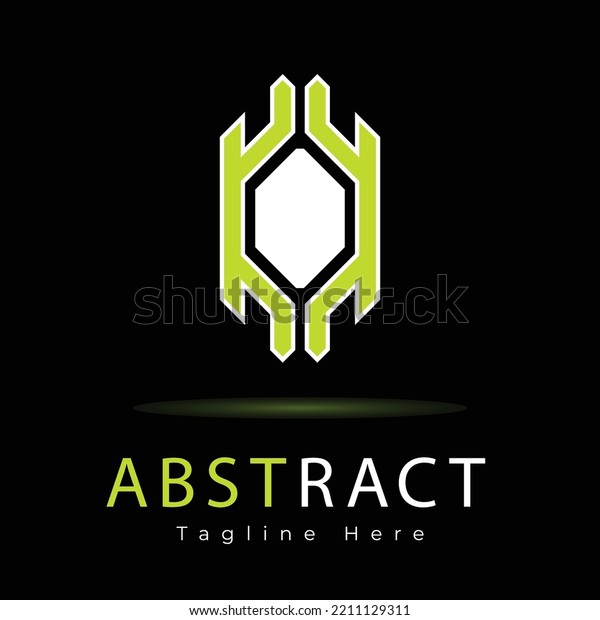 Abstract Dimond Shape Logo Design Concept Stock Vector (Royalty Free ...