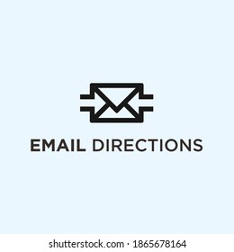 Abstract Direction Logo Email Icon: เวกเตอร์สต็อก (ปลอดค่าลิขสิทธิ์ ...