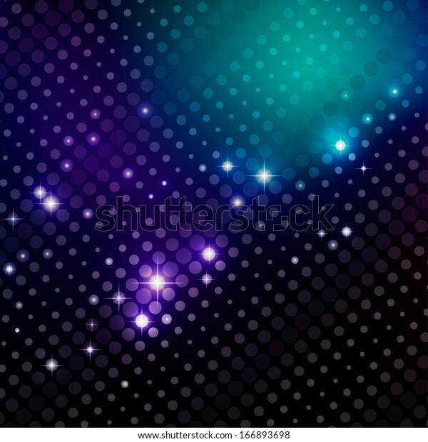 Abstract Disco Party Background Dot Pattern Stock Vector (Royalty Free ...