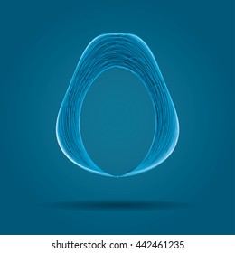 Abstract Distorted Symbol Vector Illustration Stock Vector (Royalty ...