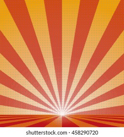 Abstract Dotted Burst Vector Illustration Stock Vector (Royalty Free ...