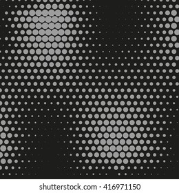Abstract Dotted Vector Background Radial Dots Stock Vector (Royalty ...