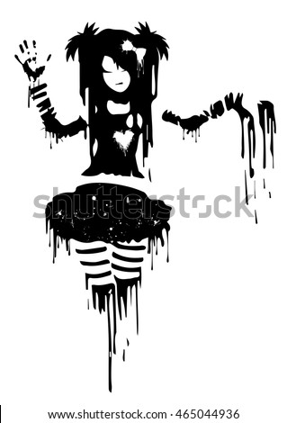 Emo Girl Drawing | Free download on ClipArtMag