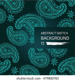 Abstract Drawing Hand Made Background Stock Vector (Royalty Free ...