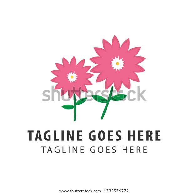 Abstract Edelweiss Flower Logo Design Inspiration Stock Vector (Royalty ...