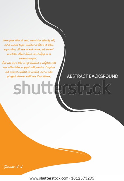 Abstract Editable Background Cover Title Page Stock Vector (Royalty ...