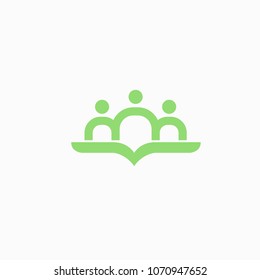 Abstract Education Logo Icon Vector Design Stock Vector (Royalty Free ...