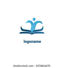 Abstract Education Logo Icon Vector Design Stock Vector (Royalty Free ...