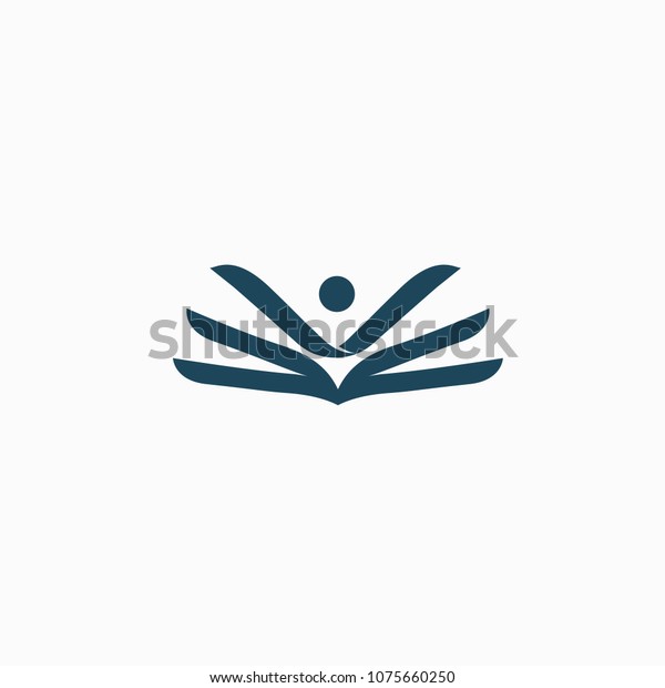 Abstract Education Logo Icon Vector Design Stock Vector (Royalty Free ...