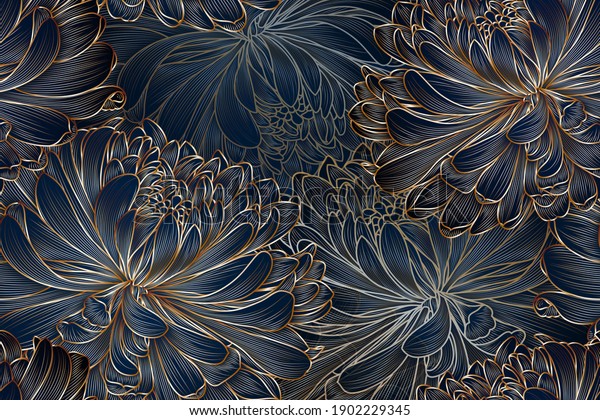 Abstract Elegant Luxury Gold Seamless Pattern Stock Vector (Royalty ...
