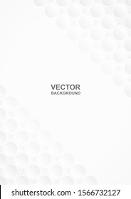 Abstract Embossed Circle White Background Light Stock Vector (Royalty ...