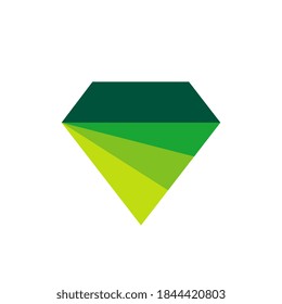 Abstract Emerald Gemstone Logo Icon Design Stock Vector (Royalty Free ...