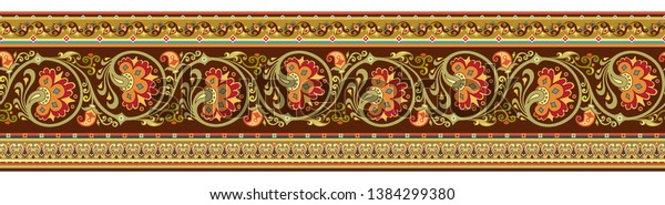 Patrón de franjas étnicas abstractas, fondo: vector de stock (libre de ...