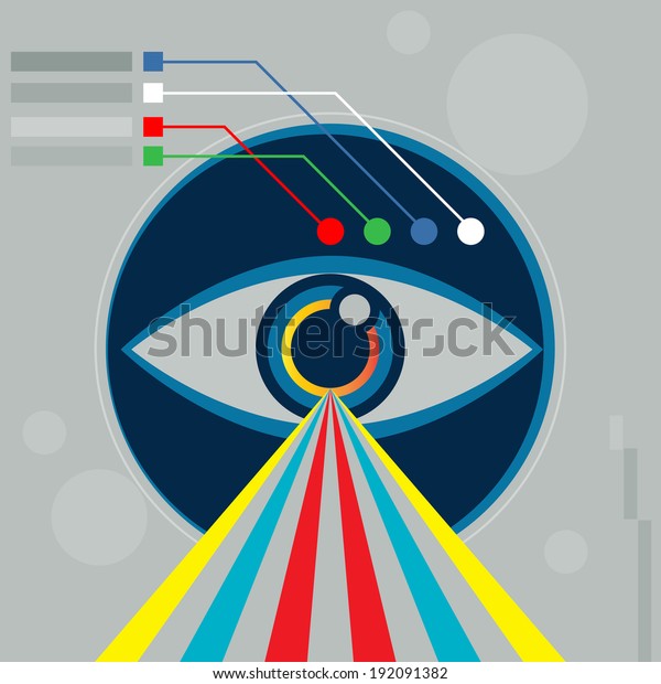 Abstract Eye Icon Stock Vector (Royalty Free) 192091382 | Shutterstock