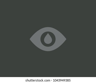 Abstract Eye Tear Logo Design Water Stock Vector (Royalty Free ...